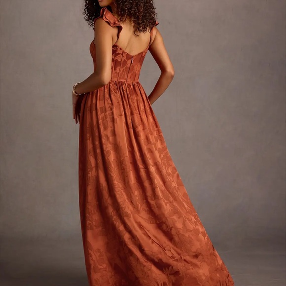 Azazie | Dresses | Nwt Azazie Jianna Rust Evening Gown | Poshmark